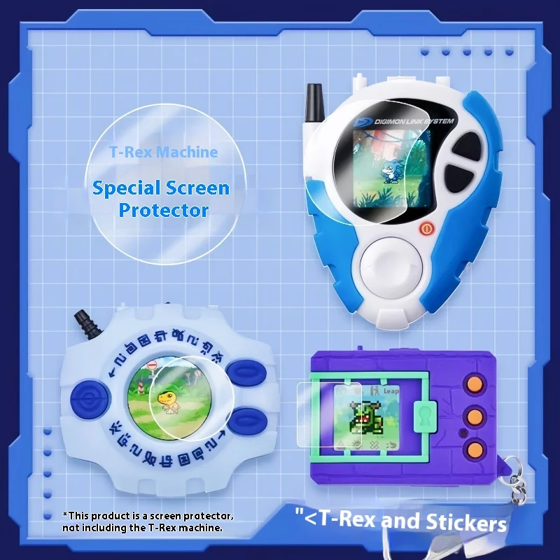 New 25th Anniversary Digivice Screen Protector Set For Color Screen ...
