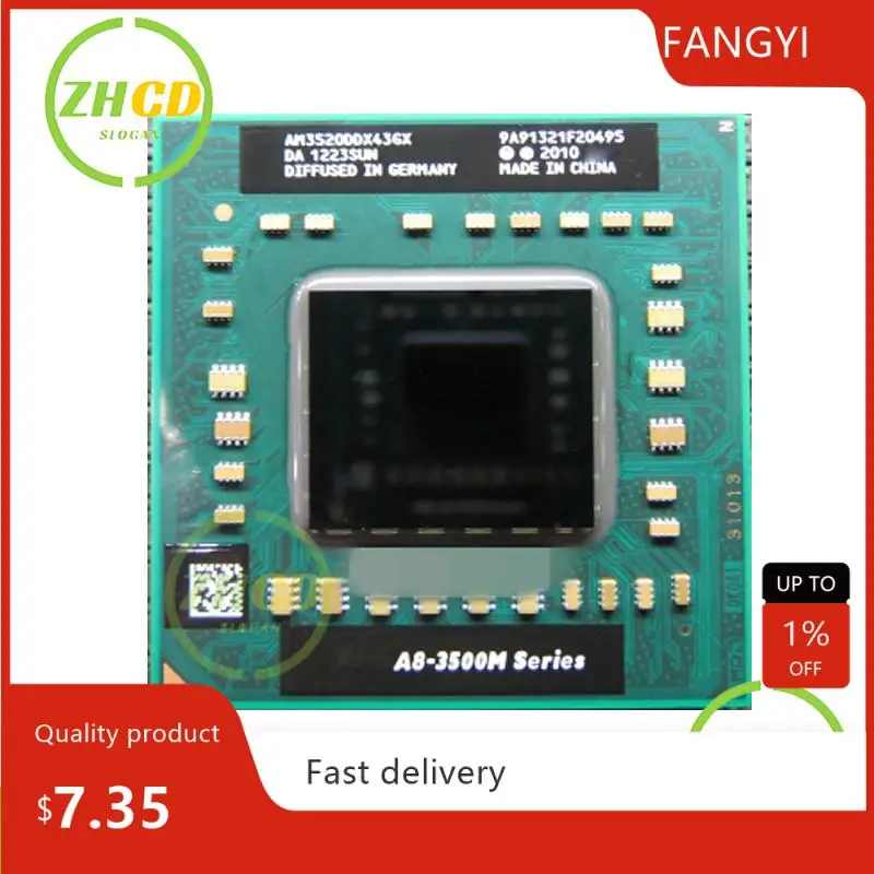 AMD For A8-3520M A8 3520m am 3520 ddx 43 GX CPU Processor A8 Series ...