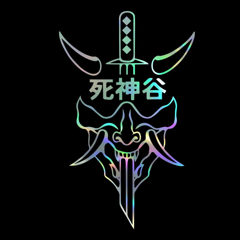 Japanese Mask Transfer Car Vinyl Decal Car Stickers Parts Tunning ...