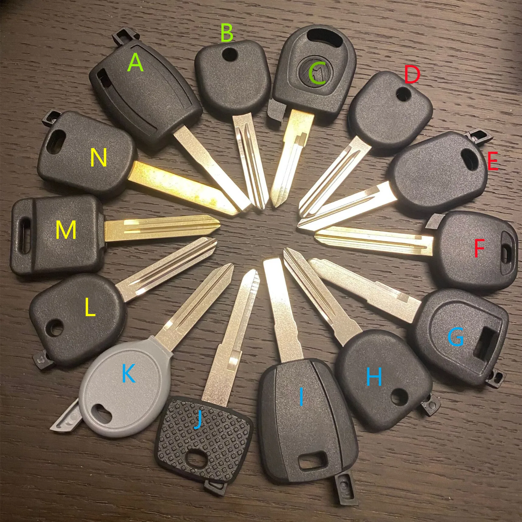 10-pcs-lot-Car-Key-Transponder-Key-Shell-Case-Transponder-Chip-Key ...