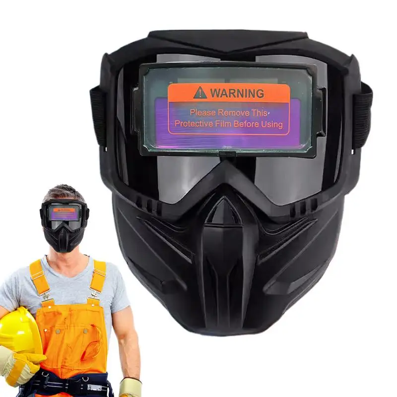 Welding Helmet Welding Mask Automatic Dimming Large View True Color ...