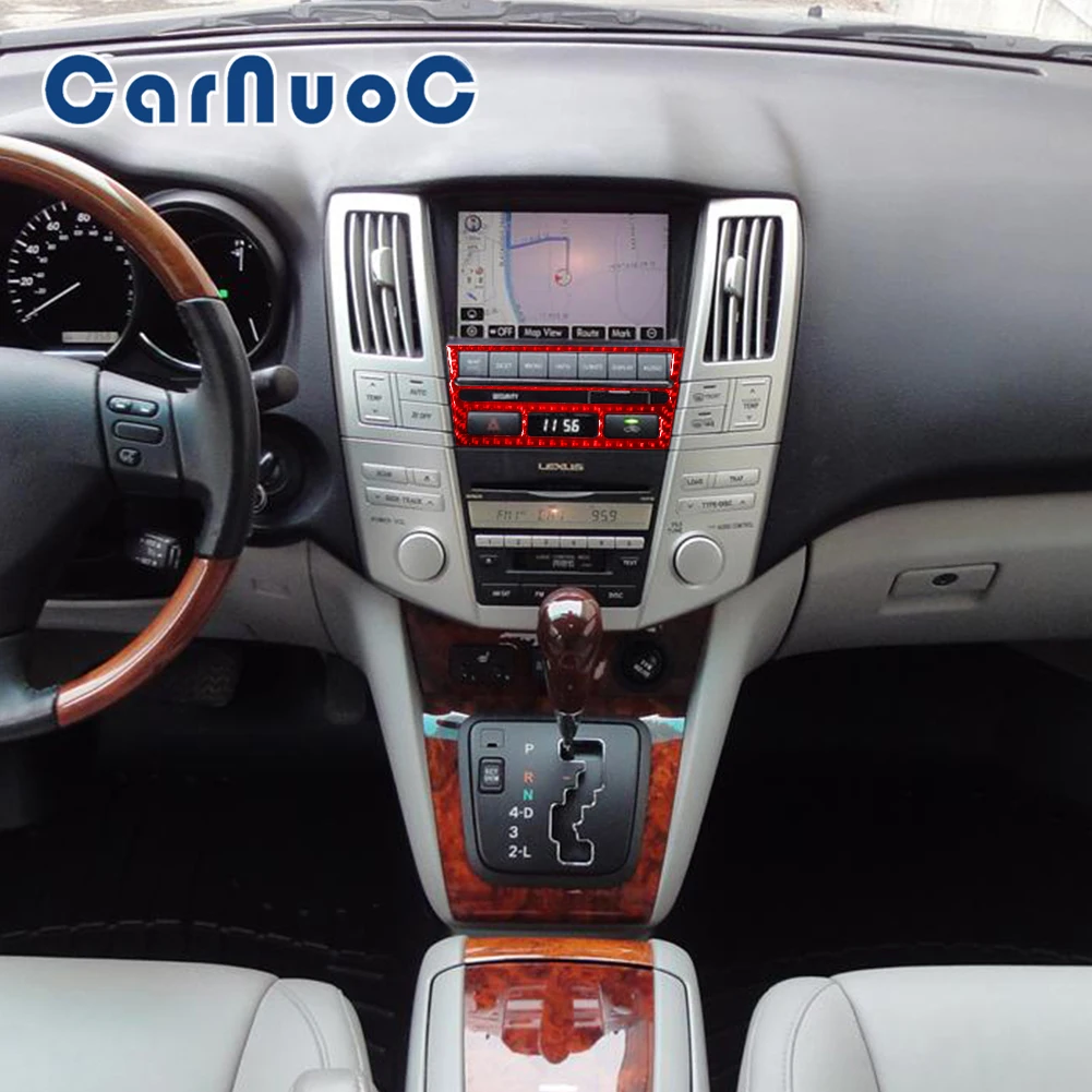 Navigation-Control-Panel-Stickers-Car-Interior-Mouldings-Decorative ...