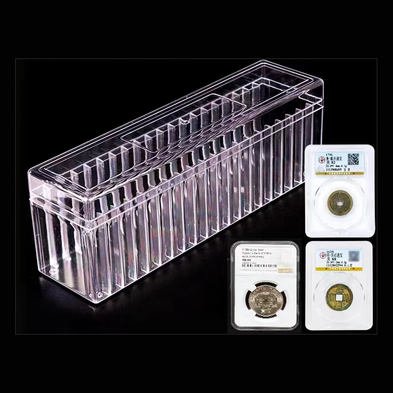20-Certified-Graded-PCGS-NGC-Slab-Coin-Holder-Coin-Transparent-Box ...