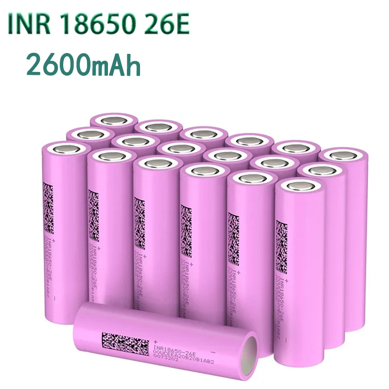 Lithium-Rechargeable-Battery-INR18650-26E-3-7V-2600mAh-INR18650-26E ...