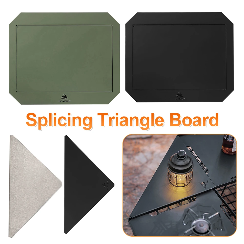 Stainless-Steel-Triangle-Board-for-Camping-Table-Outdoor-Folding-Mesh ...