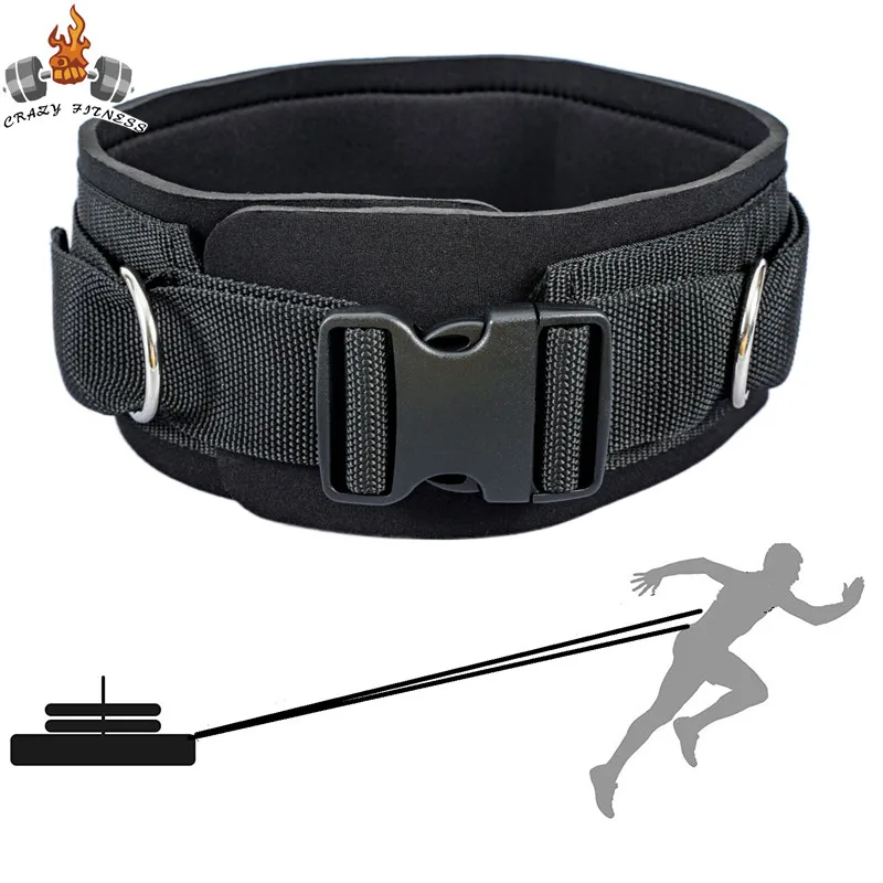 Waist-Belt-Neoprene-Padded-Gym-Pulley-Strap-with-Rings-for-Cable ...