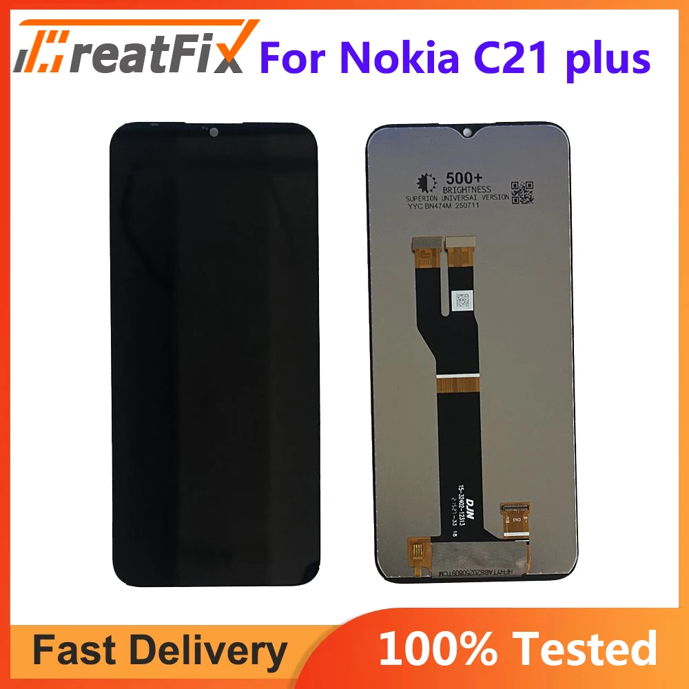 Original For Nokia C21 Plus LCD Display Touch Screen Digitizer Assembly ...