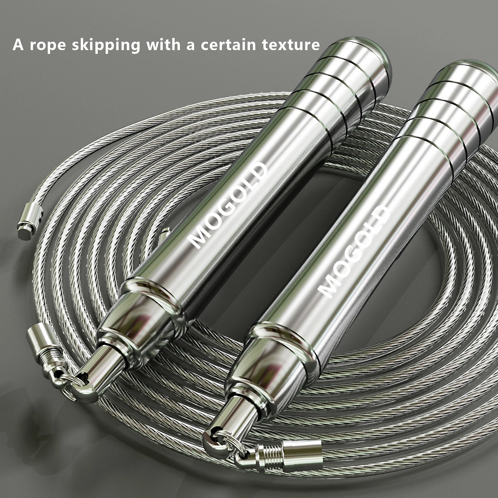 Weighted jump rope set, three rope adjustable, professional sports ...