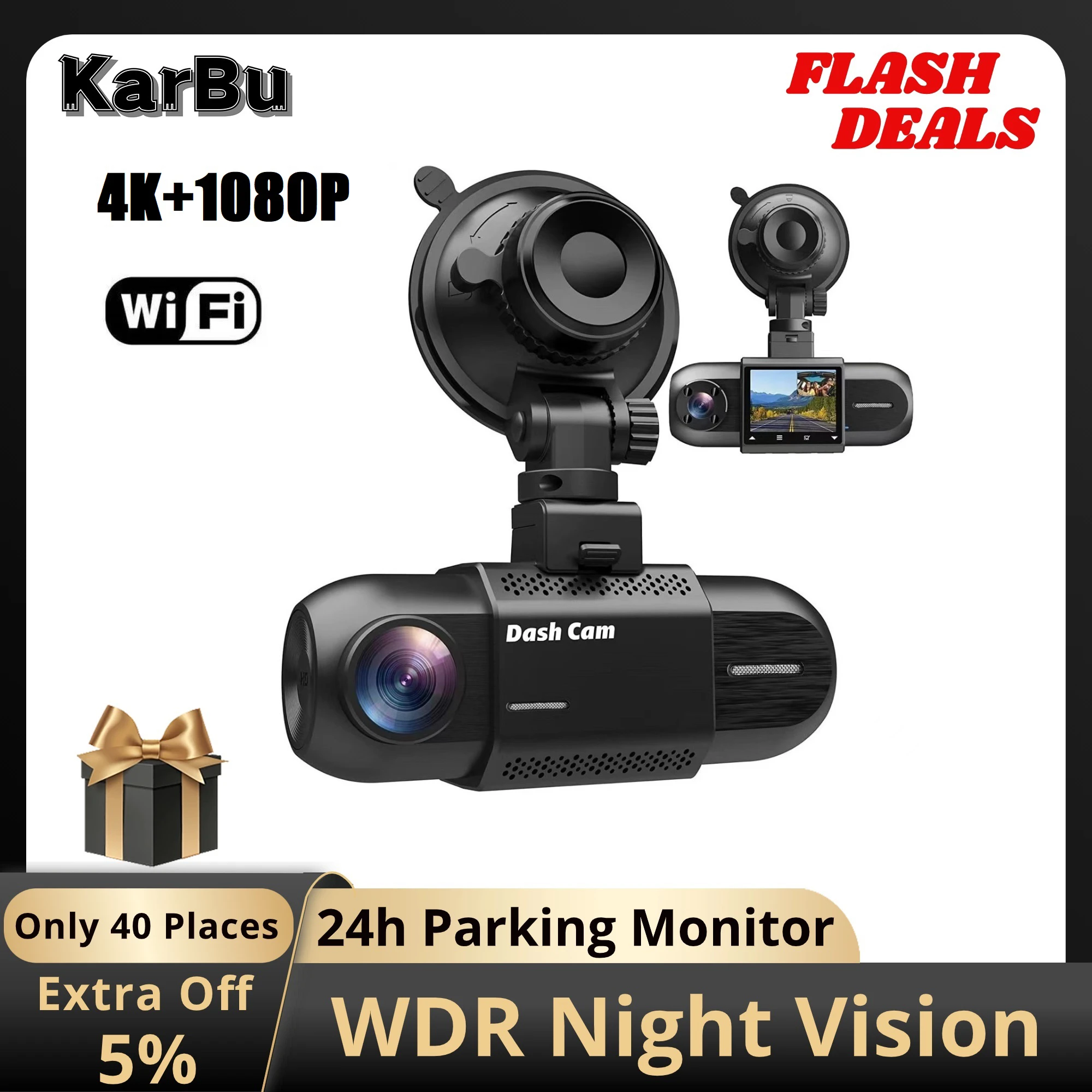 Dash-Cam-4K-Wifi-Mini-Camera-for-Car-Dual-Dvrs-Video-Registrator ...