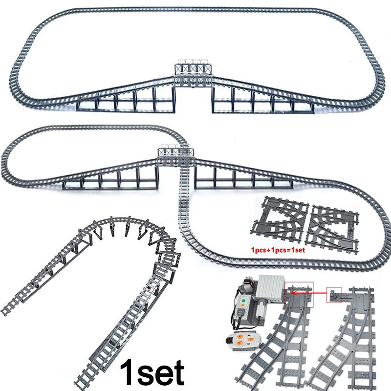 Lego City Trains Train Track Rail Straight Rails | City Train Track ...