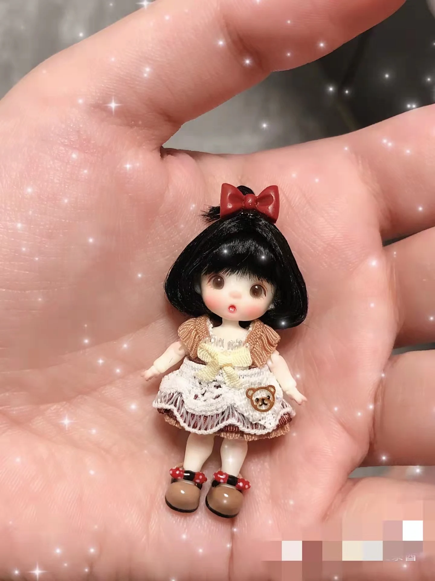 Mini Bjd Doll Speelgoed Voor Meisjes Poppen Met Sferische Gewrichten ...
