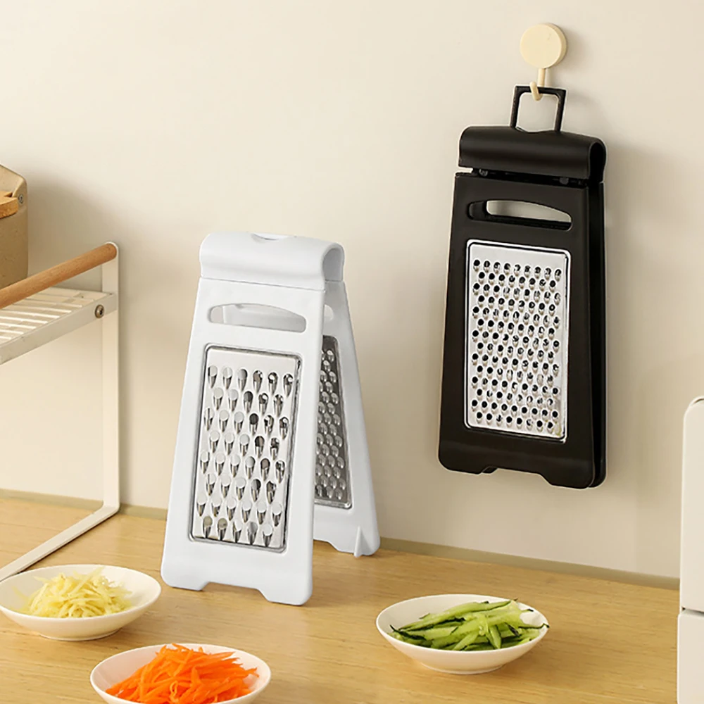 Foldable-Stainless-Steel-Box-Cheese-Grater-Handheld-2-Sided-Ginger ...