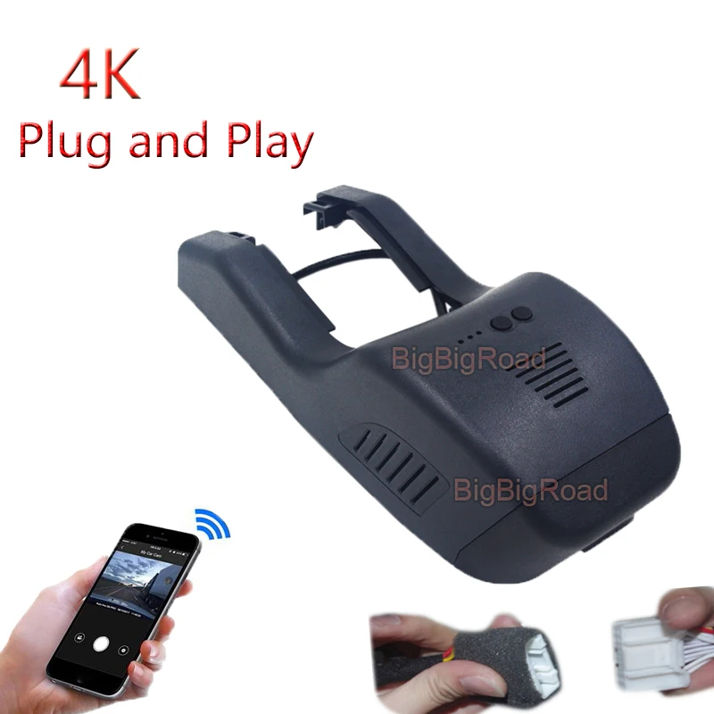 4K-Plug-And-Play-Car-DVR-Wifi-Video-Recorder-Dash-Cam-Camera-FHD-2160P ...