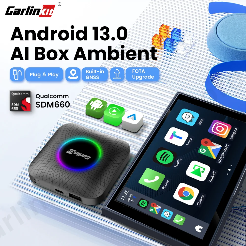 Carlinkit-SDM660-Tv-Box-Android-13-Qualcomm-8-Core-CarPlay-Android-Auto ...