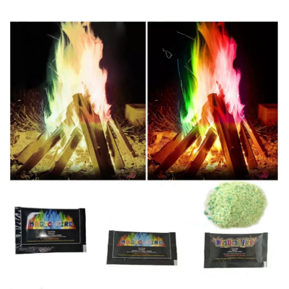 Colorful-Magic-Bonfire-25Gr-Powder-Flames-Bags-Outdoor-Camping-Hiking ...
