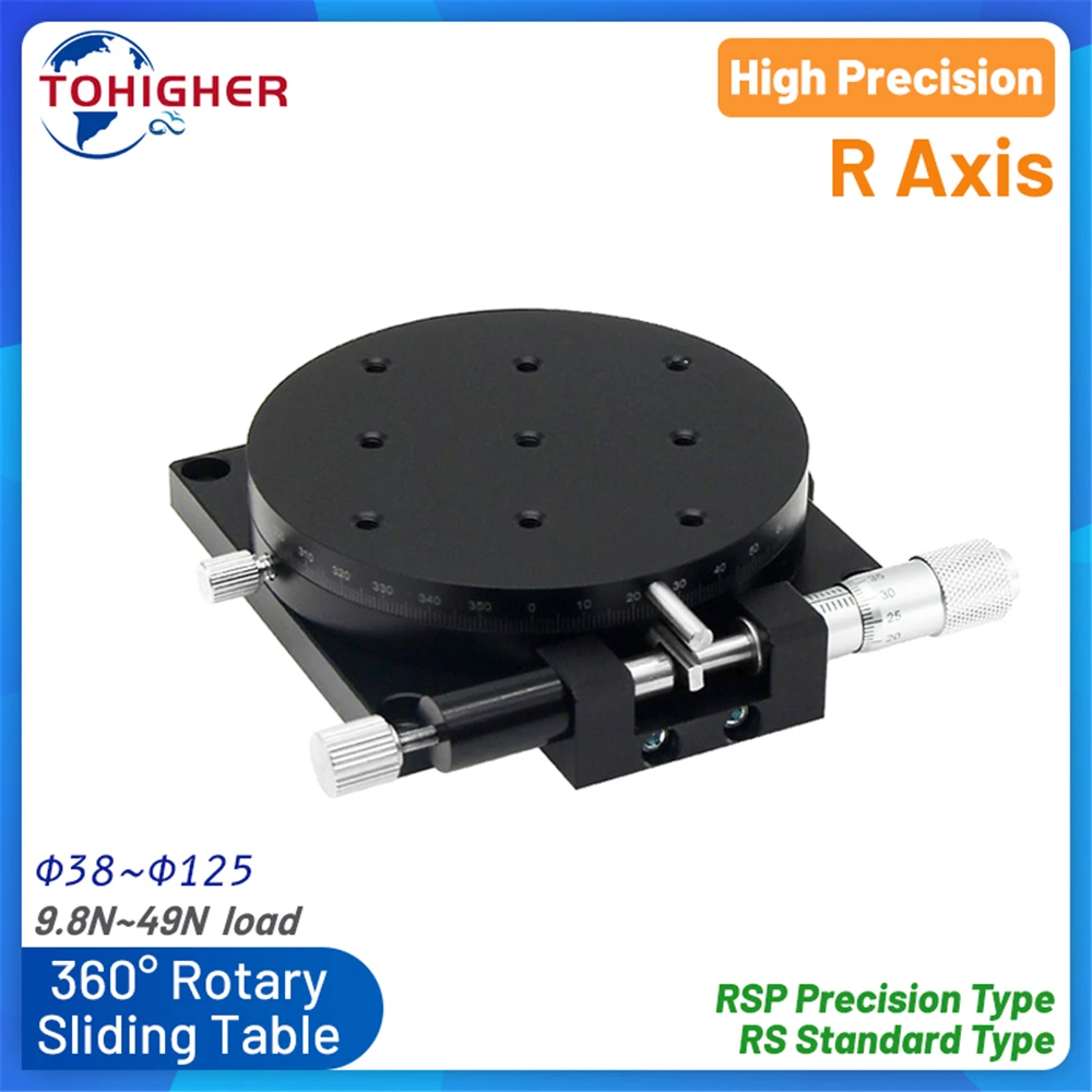 R-Axis-360-Degree-Rotary-Sliding-Table-Manual-Precision-Optical ...