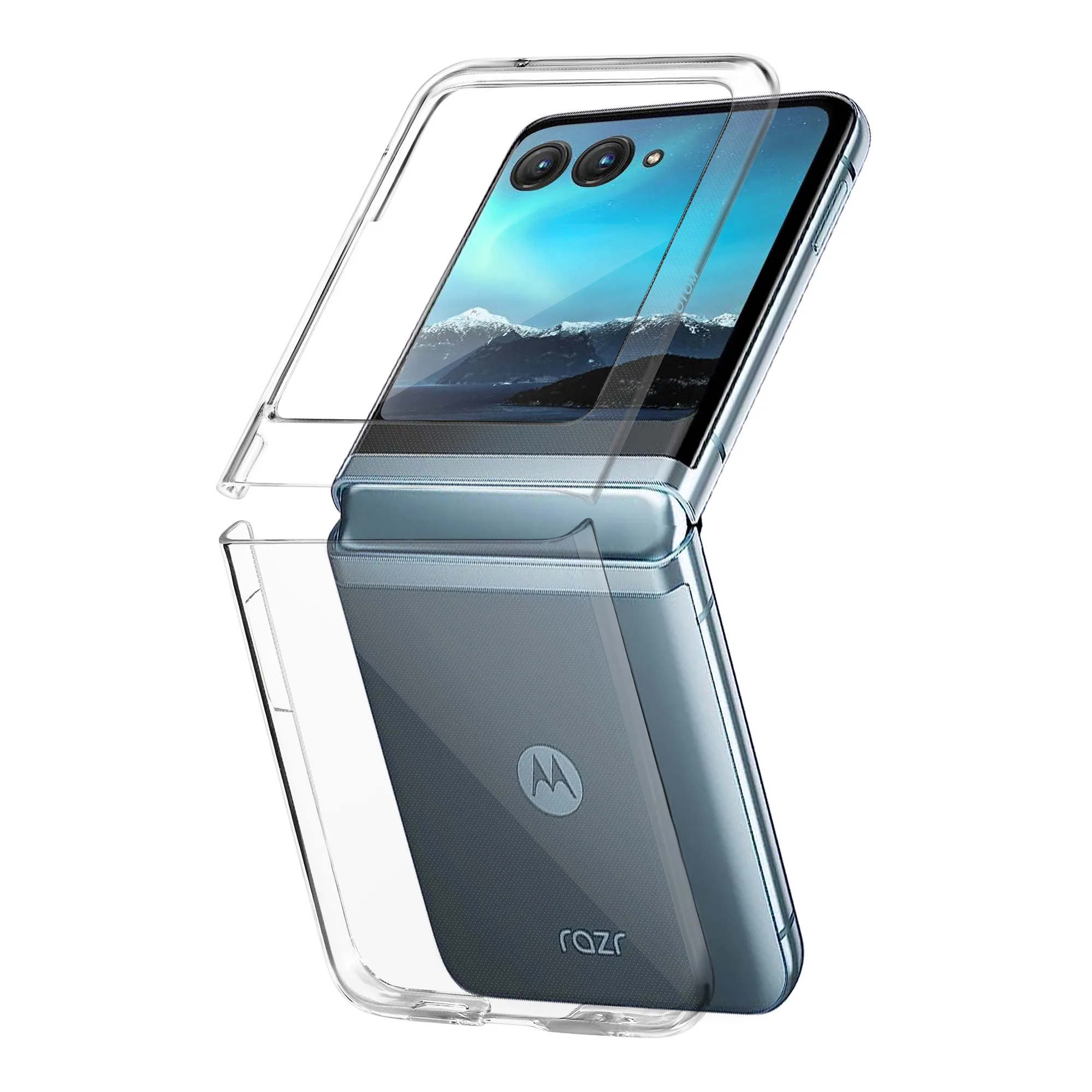 Shockproof-Transparent-Thin-Case-for-MOTOROLA-MOTO-RAZR-40-Ultra-Razr40 ...