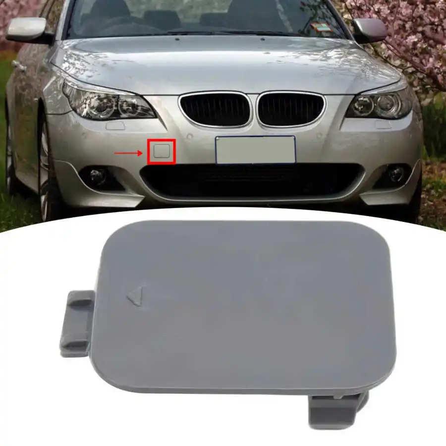 Car Front Bumper Tow Hook Eye Cap Cover 51117184708 Fit for BMW 5 ...