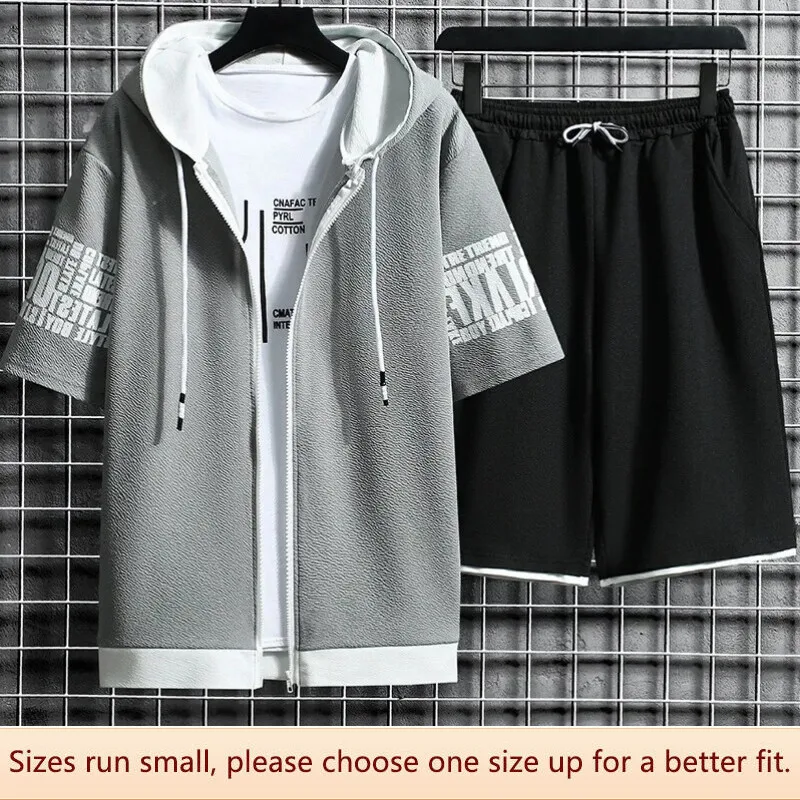 Moletom-com-capuz-solto-masculino-terno-esportivo-casual-cardig-de-l ...