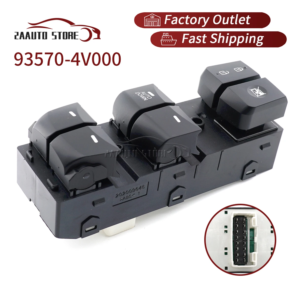 For Hyundai Elantra 2014-2016 93570-3X032RY Auto Power Window Switch ...