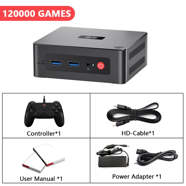 Super Console X GK Mini Retro Video Game Console With 120000 Game ...