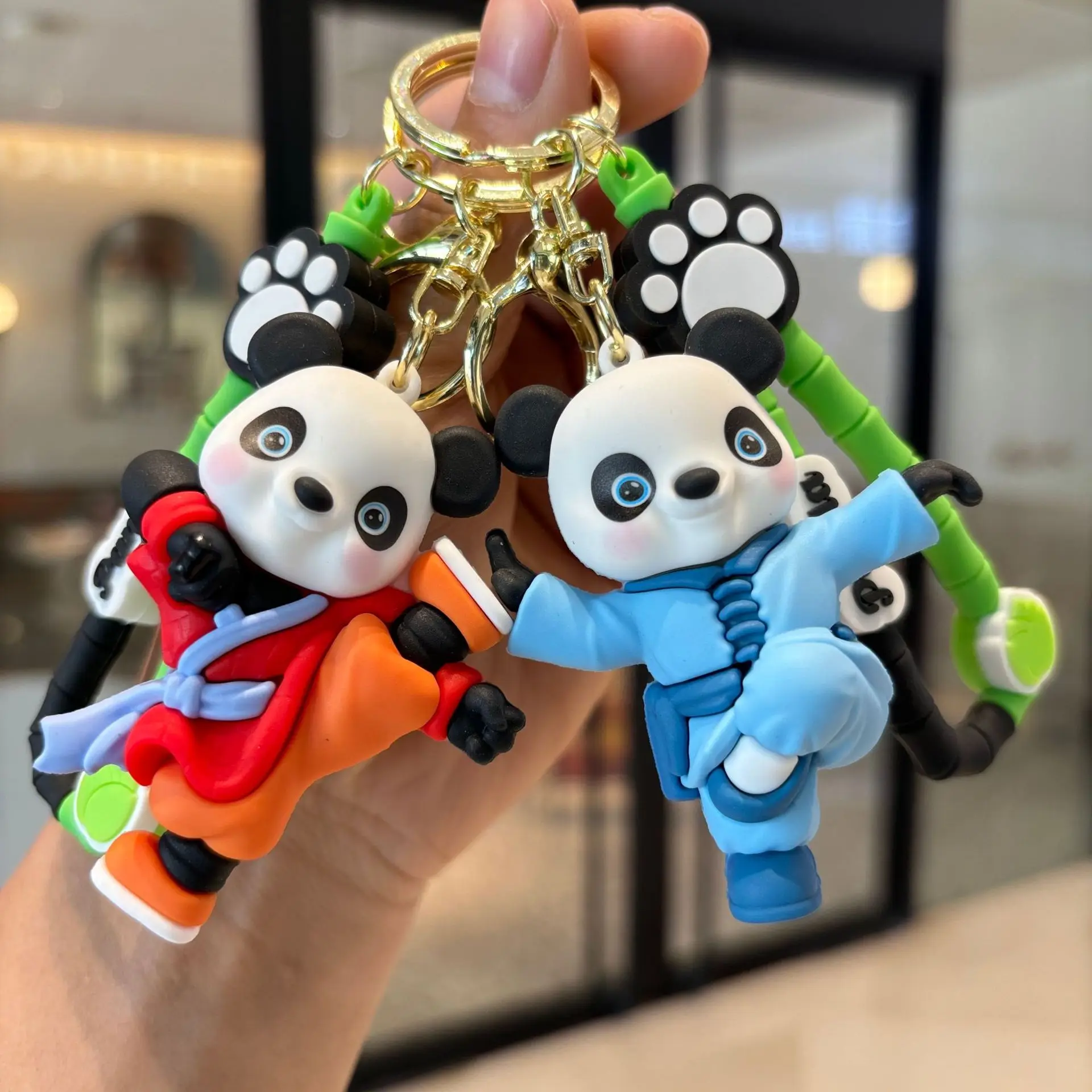 Cartoon-Kung-Fu-Panda-keychain-taekwondo-keychain-Doll-Pendant-Car-Bag ...