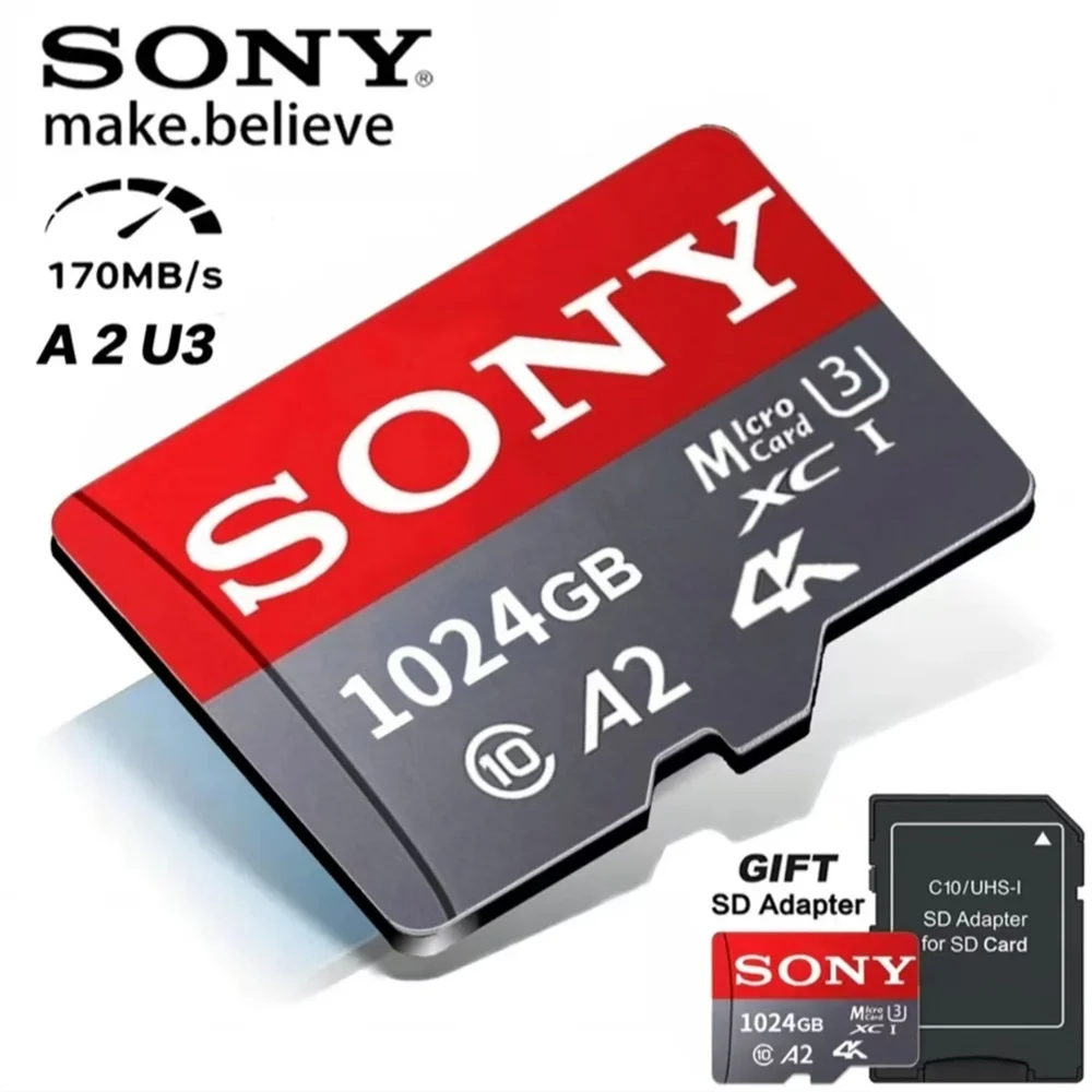 Tarjeta de memoria Micro SD de Sony, minitarjeta de memoria clase 10 ...