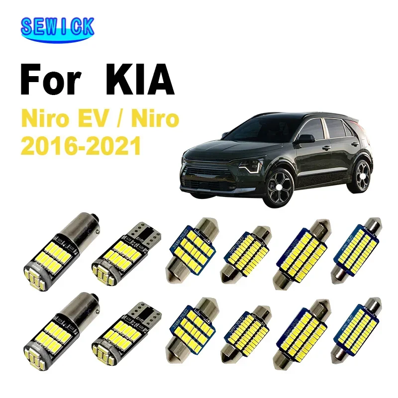 SEWICK-10Pcs-Canbus-LED-Interior-Dome-Trunk-Map-Light-Kit-For-KIA-Niro ...