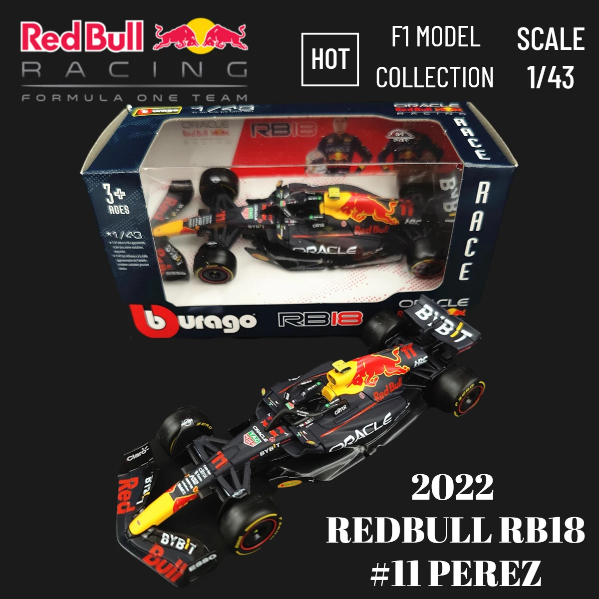 Redbull Racing F1 Model | Bburago Red Bull Racing | F1 Miniature ...