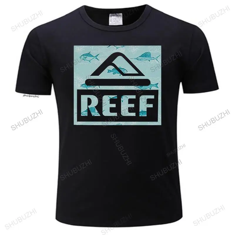 Reef Men's Logo T-Shirt Short Sleeve Tee-Shirt Funny Print Top Tee ...