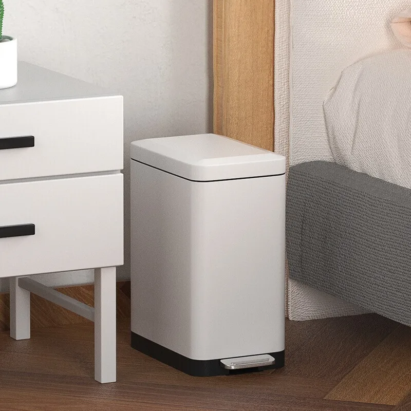 Home-bathroom-kitchen-living-room-trash-can-fashionable-silent-foot ...