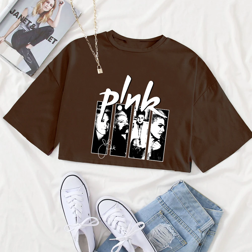 Pink Pink Summer Carnival 2024 Crop T-Shirt Pink Singer Shirt sold by ...