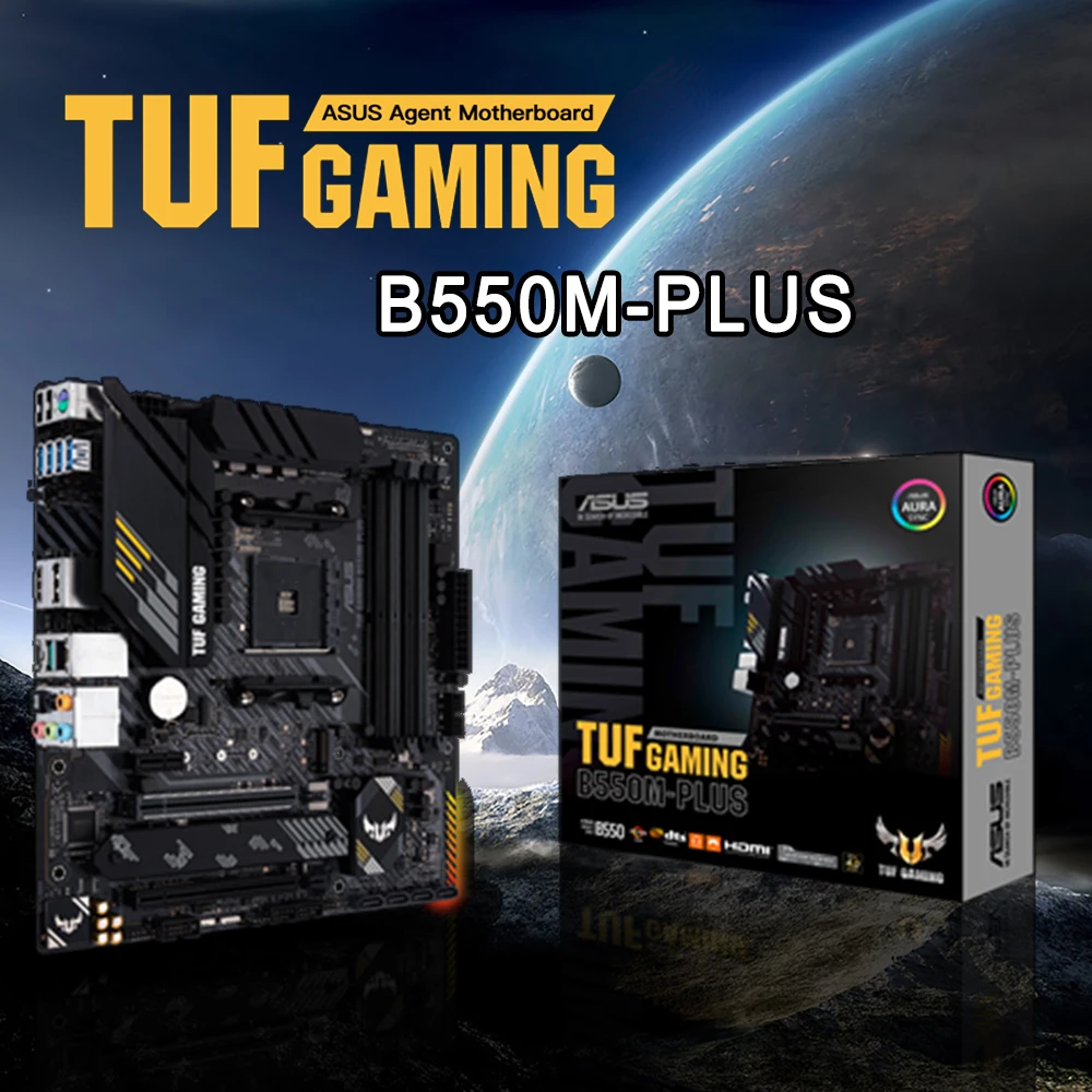 ASUS Novo TUF GAMING B550M PLUS Micro ATX B550M Motherboard Set Kit ...