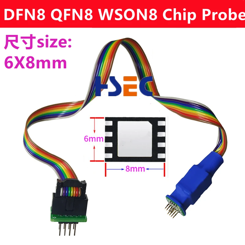 Top-Quality-QFN8-DFN8-WSON8-Chip-Probe-Line-Read-Write-Burning-Test ...