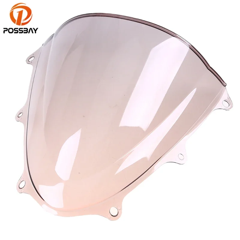 Clear-Black-Smoke-Motorcycle-Windshield-Scooter-Windscreen-Double ...