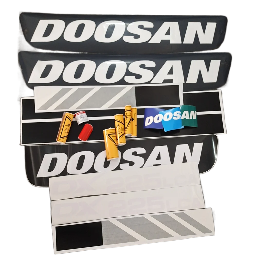 For DOOSAN DX225LCA Excavator Sticker All Car Stickers Vehicle Mark ...