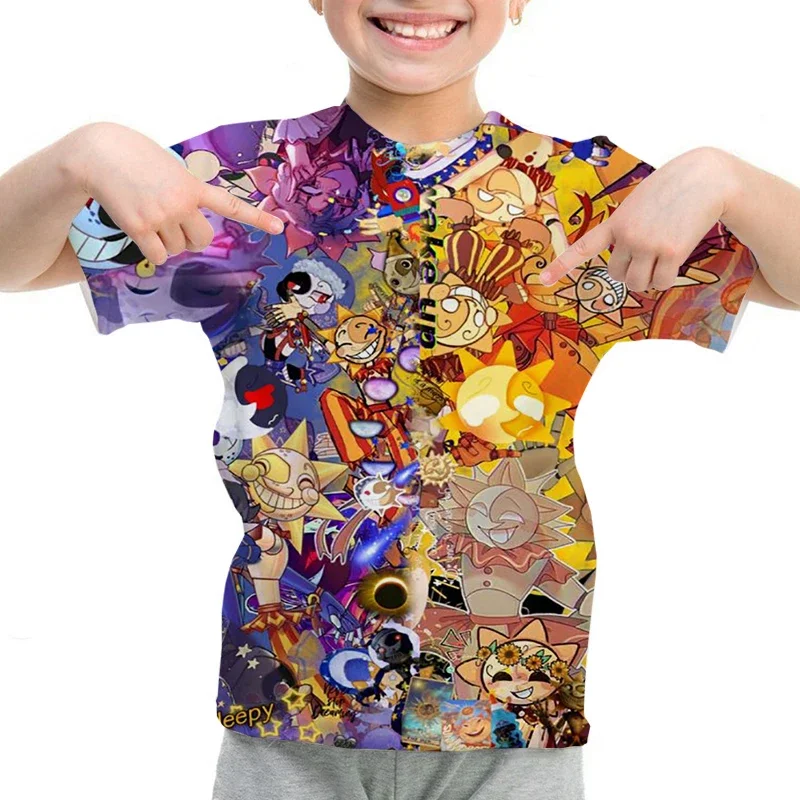 Children-s-T-Shirts-Fnaf-Sundrop-Moondrop-Tee-Tops-Boys-Girls-Anime ...
