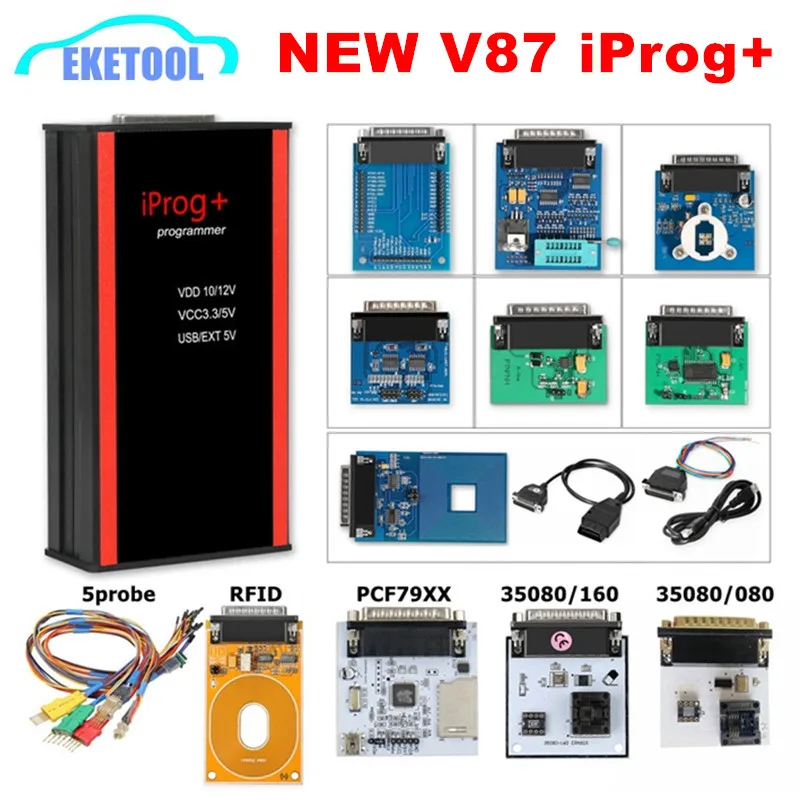 Newest V87 Iprog+ Pro Full Ecu Programmer Iprog+ Plus V777 Eeprom Immo ...