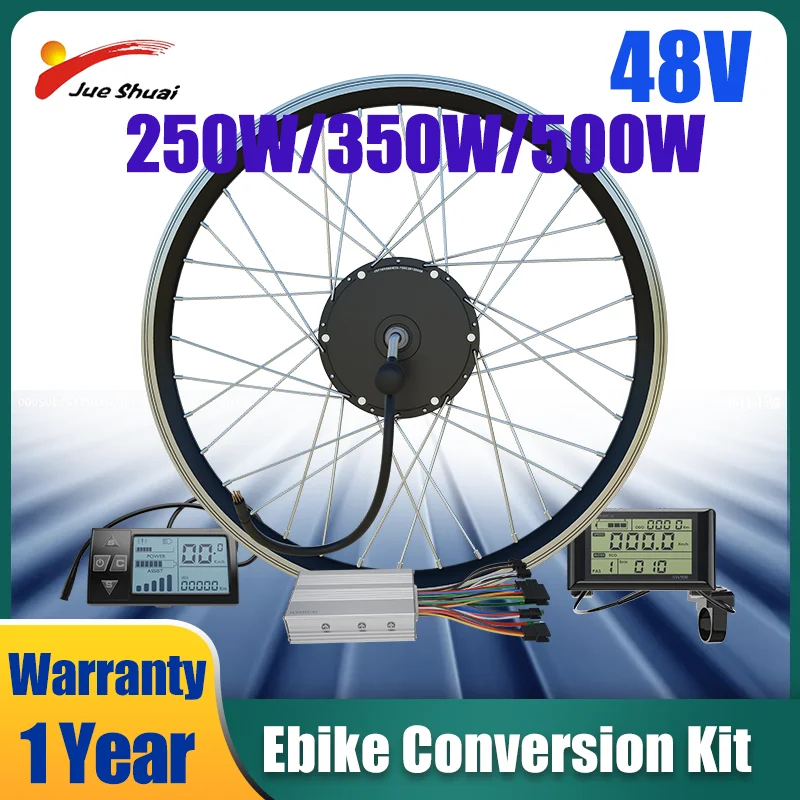 250W-500W-Electric-Bicycle-Conversion-Kit-48V-Brushless-Hub-Motor-Kit ...