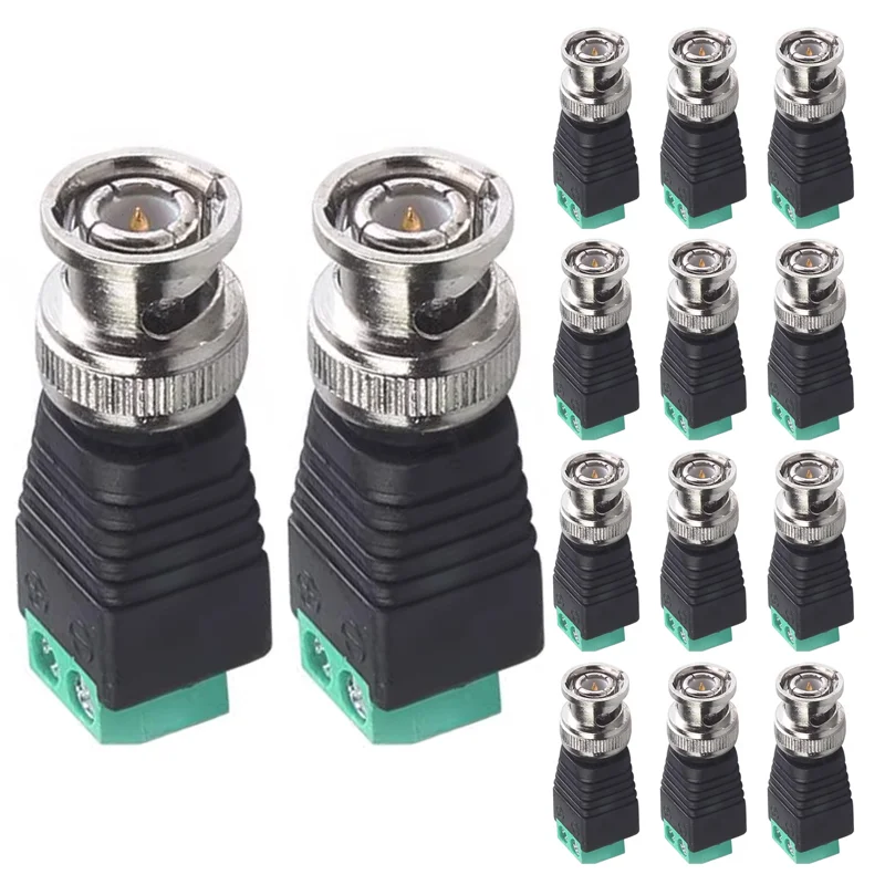 5-20PCS-Male-Metal-BNC-Connector-with-DC-Connector-Screw-Terminal-UTP ...