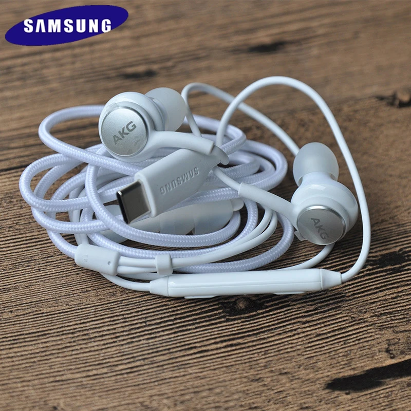 Original Samsung S23 S22 Ultra A54 A34 S10 5G AKG Tipo C fone de ouvido ...