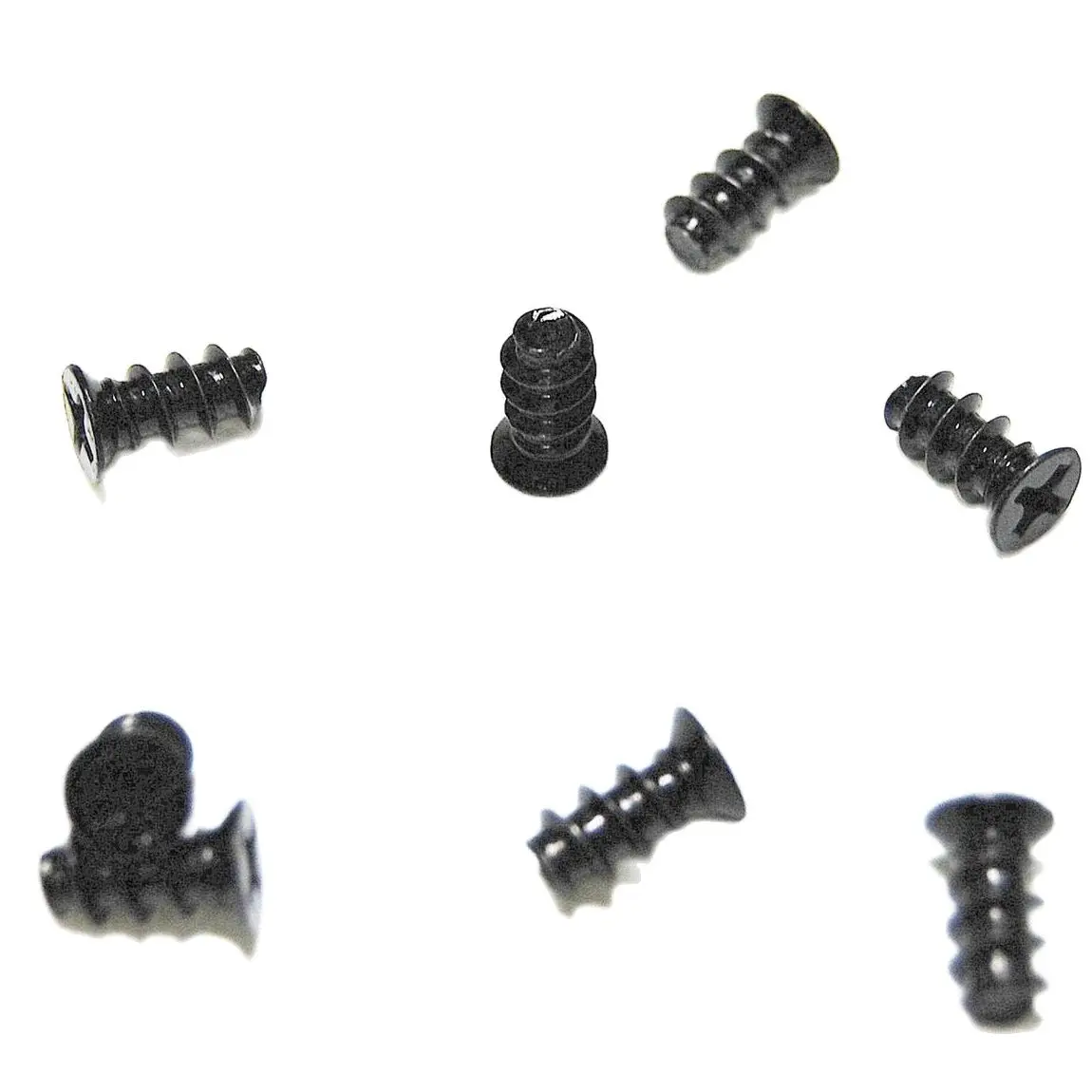 M5*16mm Black Zinc Plated/Nickel Plated Flat Head Self Tapping CPU ...