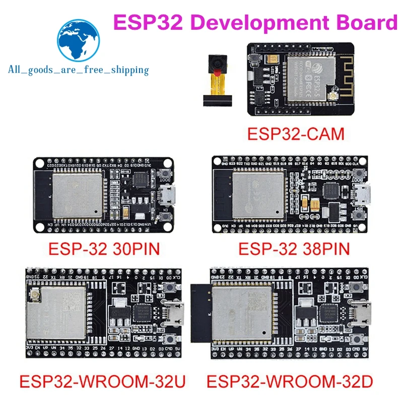 1PCS-ESP32-Development-Board-WiFi-Bluetooth-Ultra-Low-Power-Consumption ...