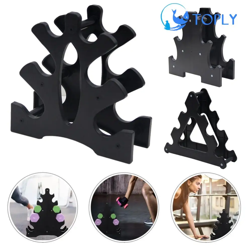 Dumbbell-Rack-Adjustable-Dumbbells-Practical-Shelf-Triangle-Shaped ...
