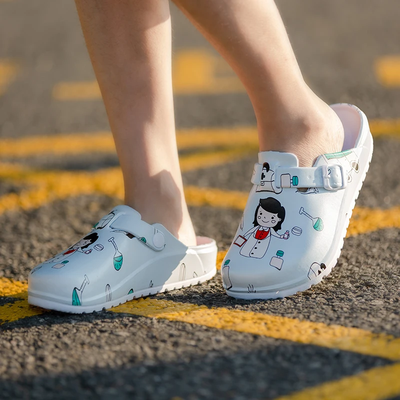 Surgical-Shoes-Mules-Men-Women-s-Cartoon-Waterproof-Slippers-Non-slip ...