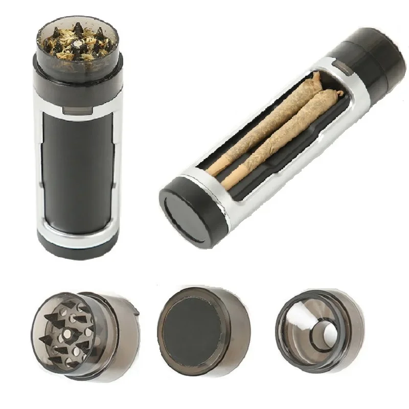 R-R-Portable-3-in-1-Tobacco-Grinder-with-Filling-Horn-Tube-Function-Dry ...