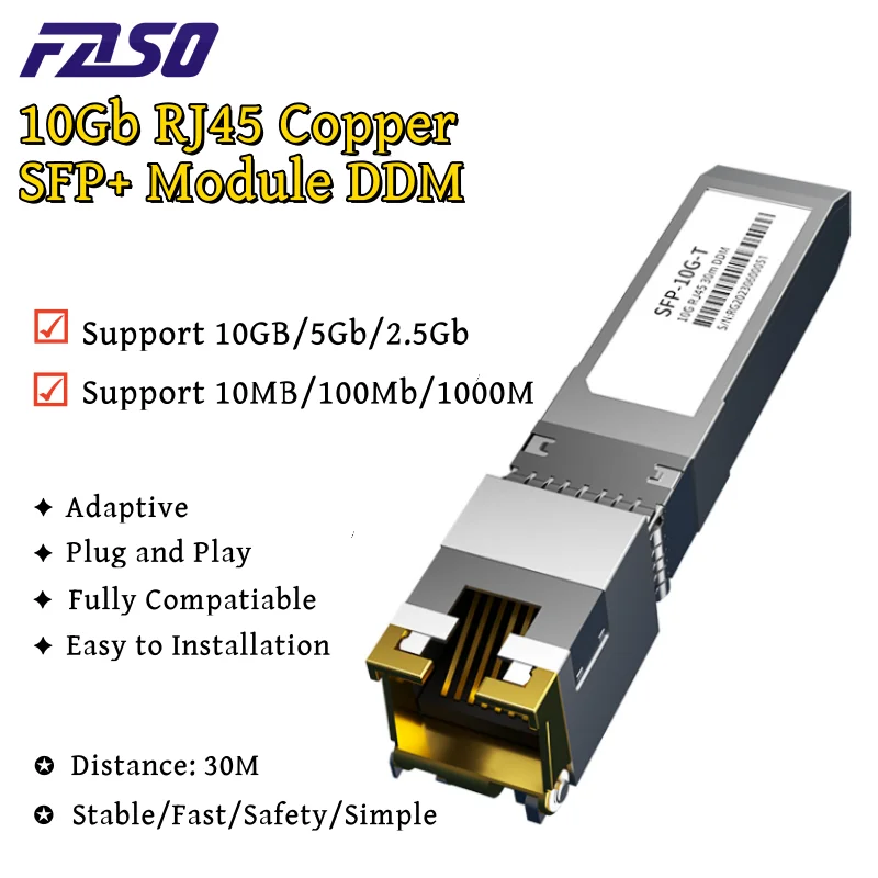 SFP-to-RJ45-10Gb-M-dulo-transceptor-de-10Gb-SFP-a-RJ45-10GBase-Ethernet ...