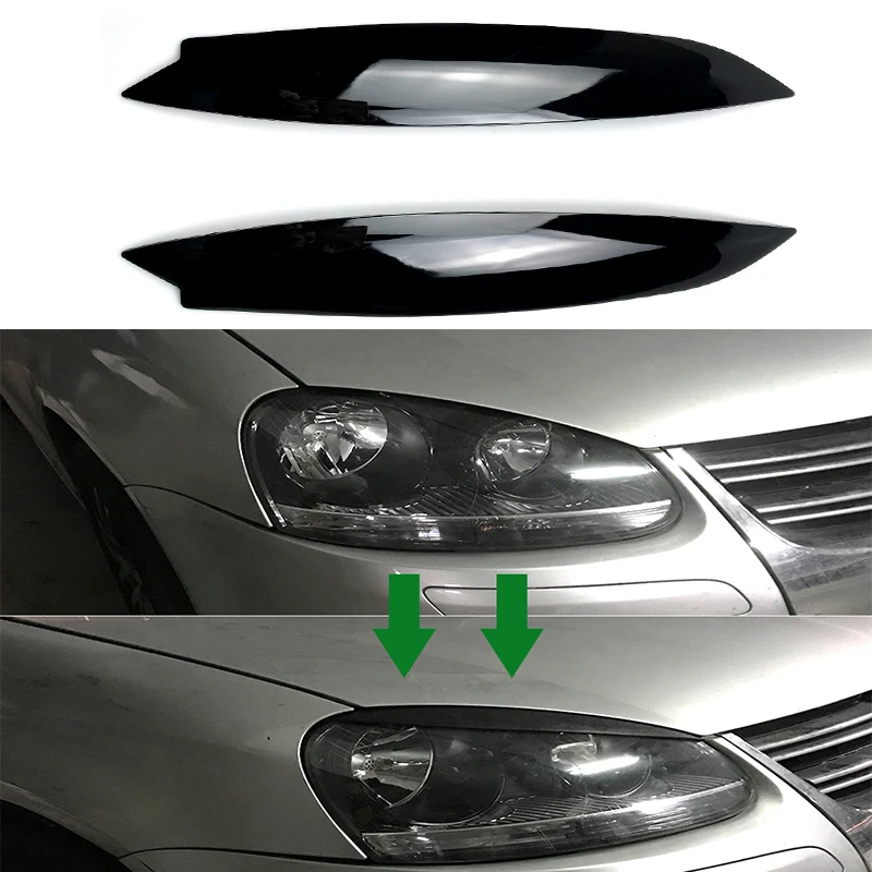 For-VW-Golf-5-MK5-Fog-Front-Light-Frames-Cover-Trim-Racing-Sticker ...