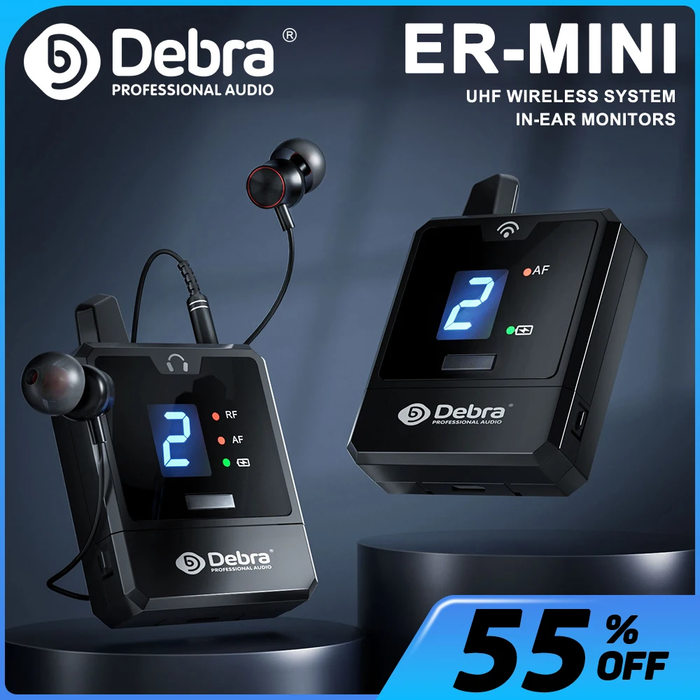 Debra-UHF-portable-wireless-in-ear-monitoring-system-stable-signal ...