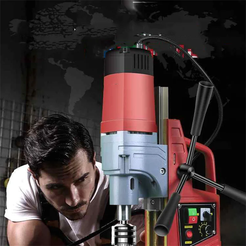 Portable-Industrial-Grade-Magnetic-Drilling-Rig-Magnetic-Drill-Press ...